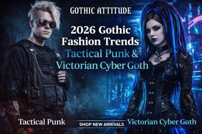 2026 Gothic Fashion Trends | Tactical Punk & Victorian Cyber Goth ...